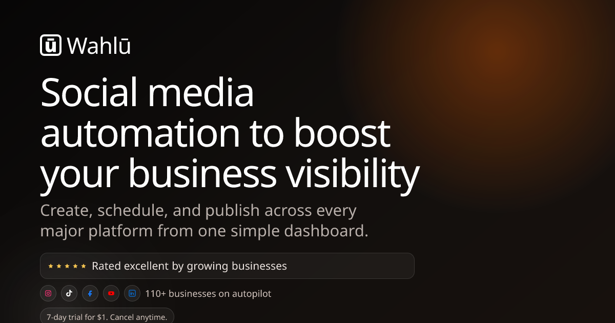 7 Best Social Media Automation Tools in 2026 (Honest Comparison) | Wahlu